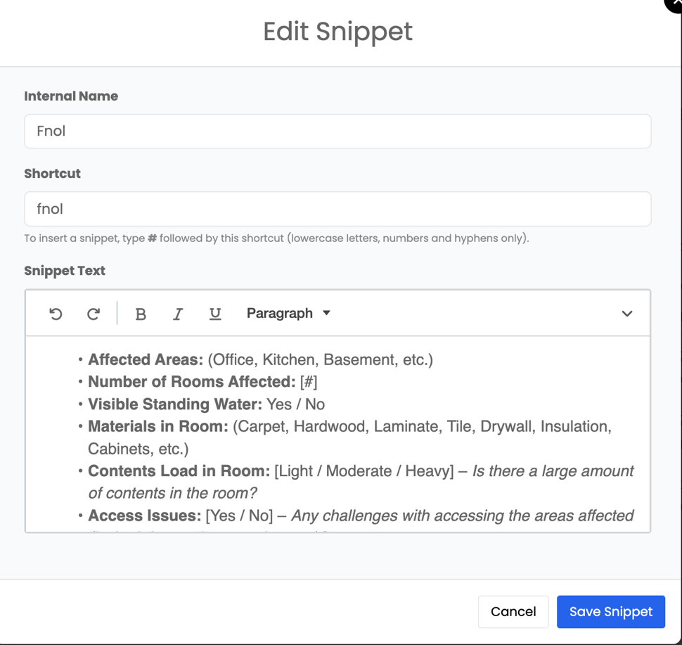 How Do I Access and Create Snippets?