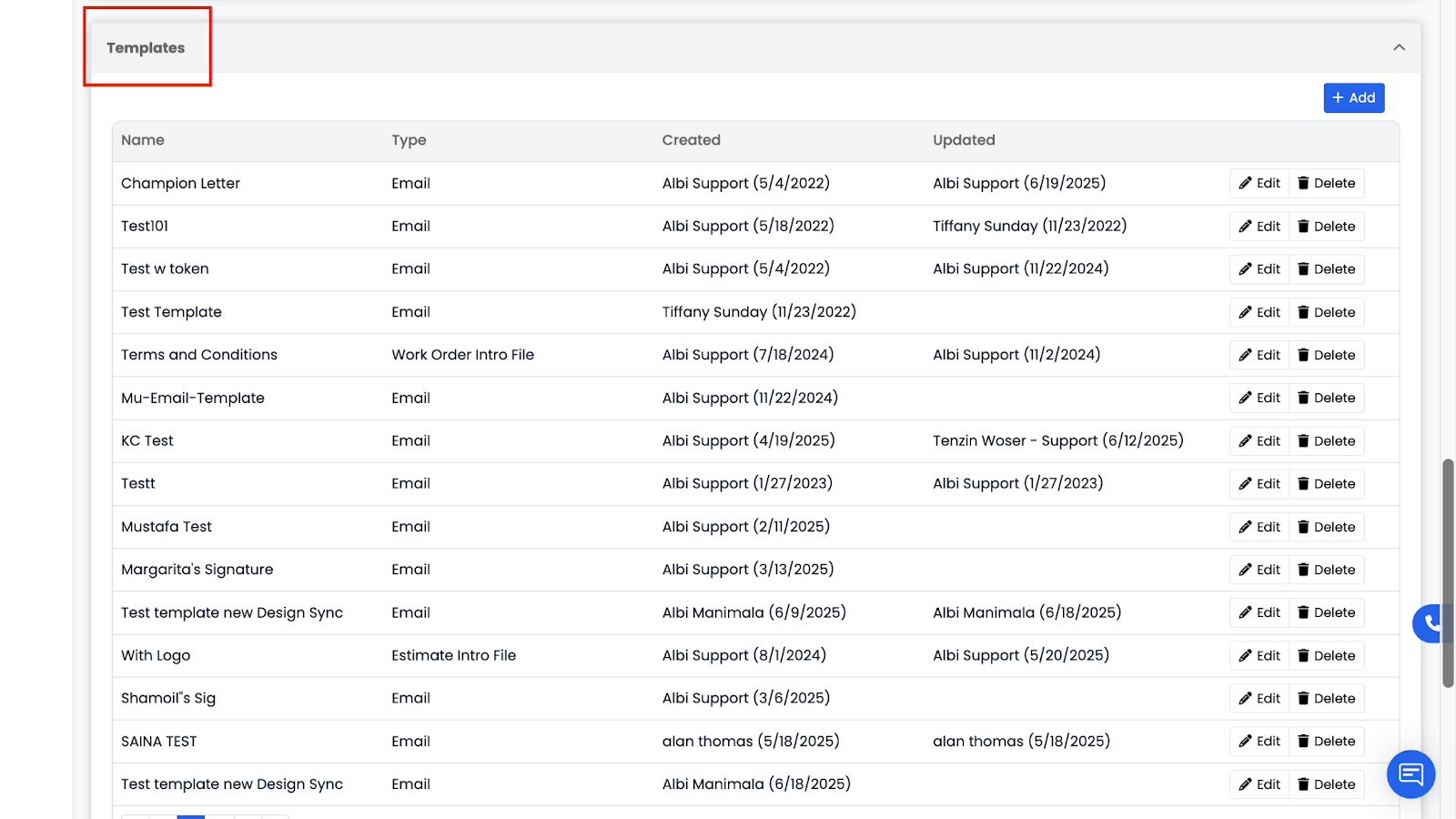 How Do I Find and Access Templates in Albi?