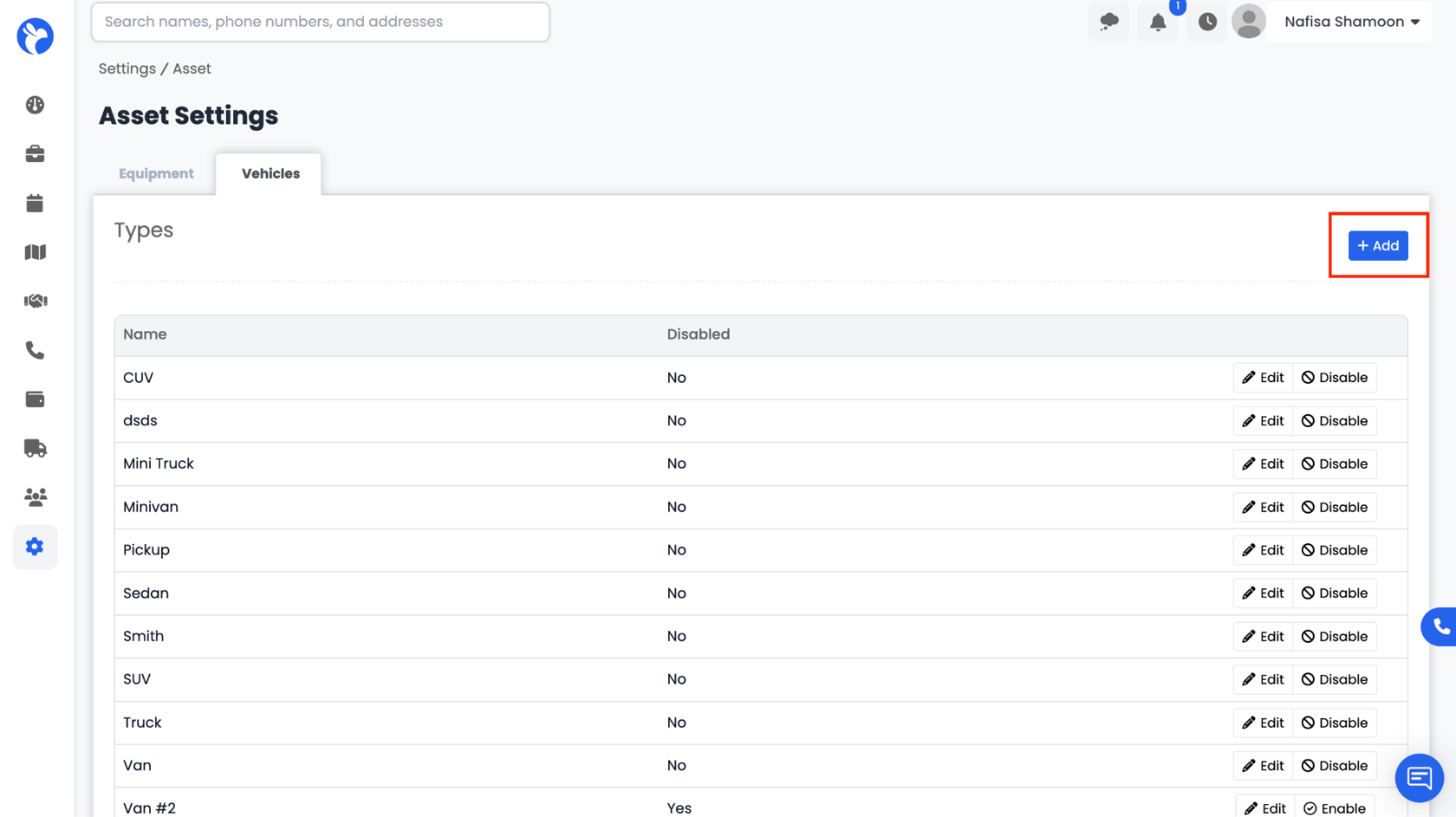 How Do I Add Vehicle Types?